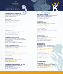 MENUS | The Kings Head Pub